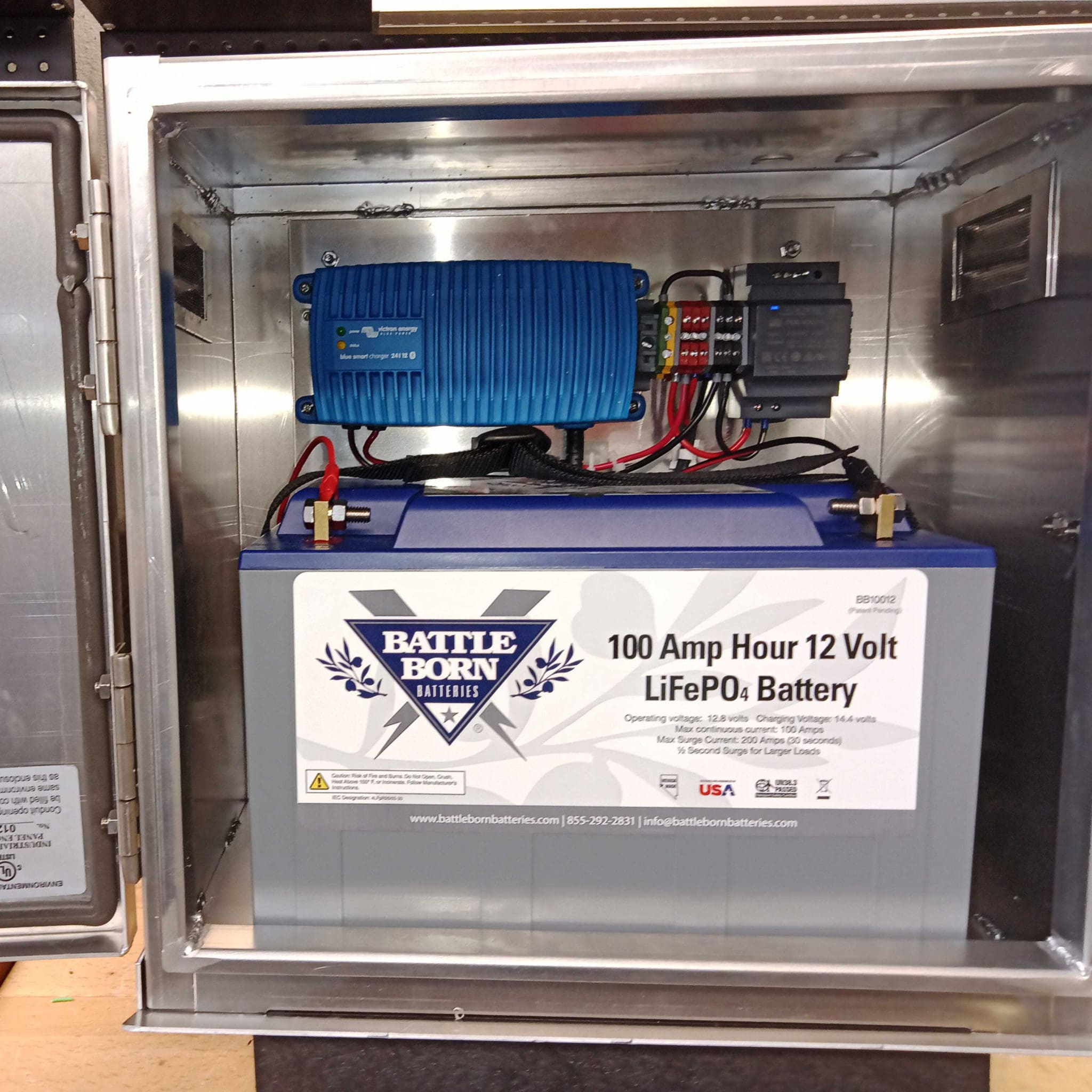 Battery Backup Kit for AMTS w/ Delta-Link (24V, 50Ah) | Specto Technology